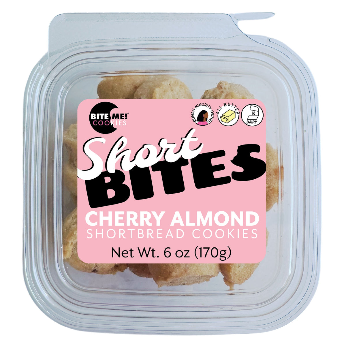 Cherry Almond Short Bites – Bite Me Cookies
