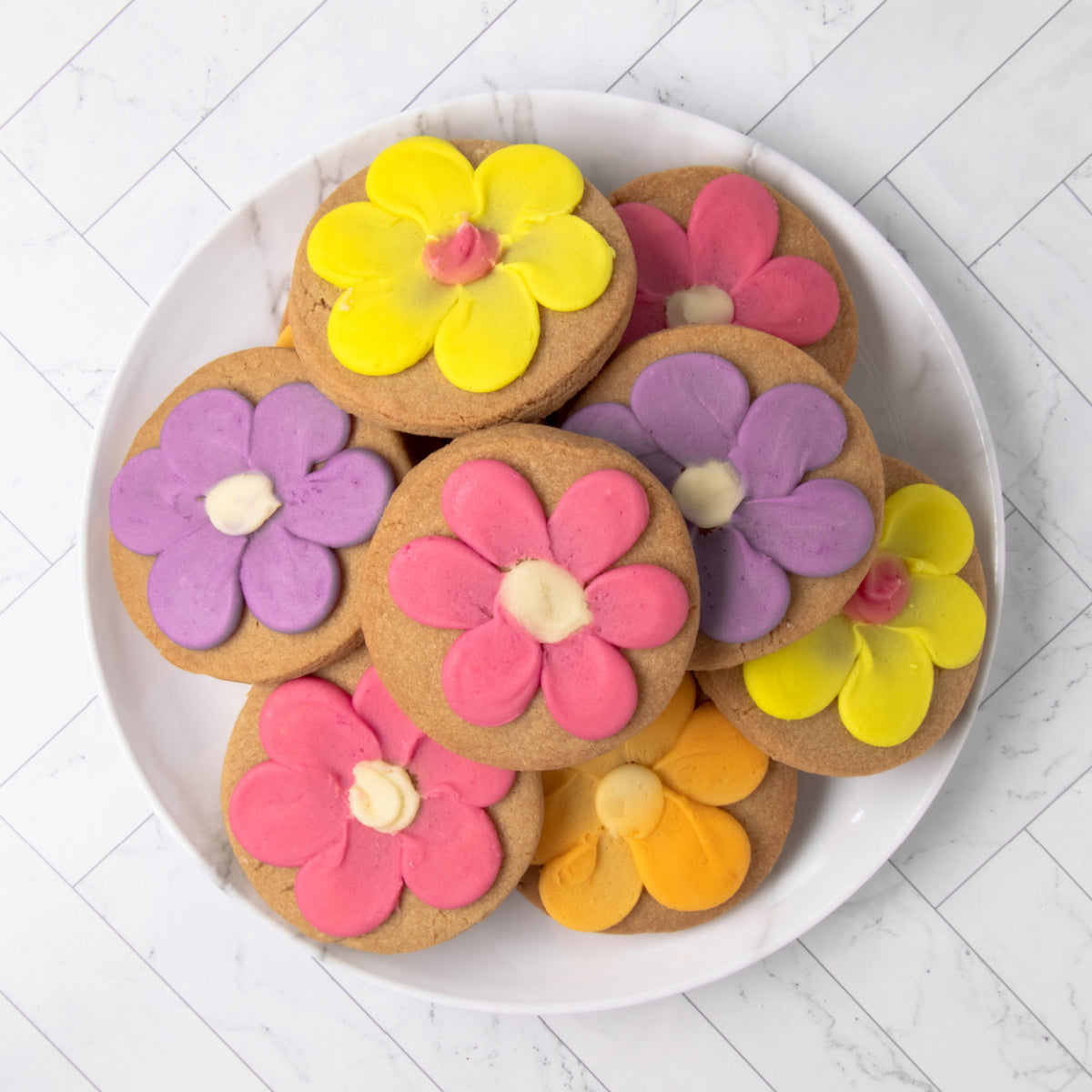 Flower Power 2.5oz Whole Wheat Shortbread Individually Wrapped – Bite ...